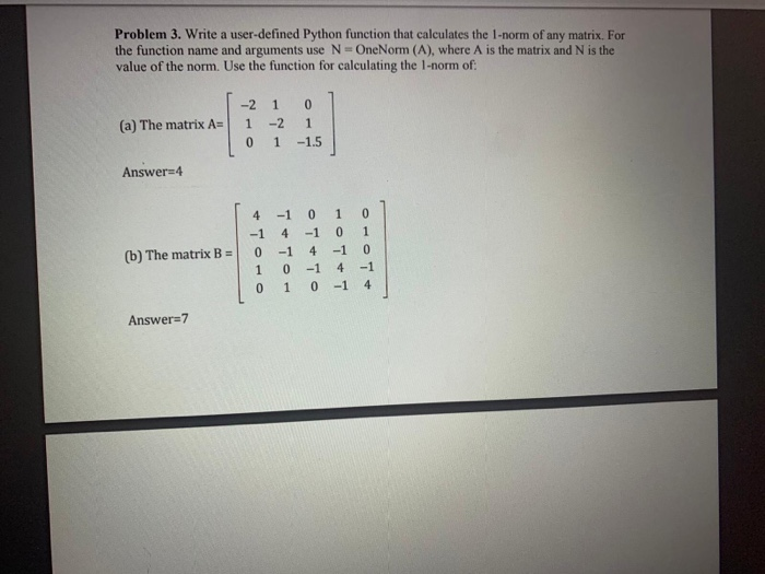 Solved Problem 3 Write A User Defined Python Function That 5163