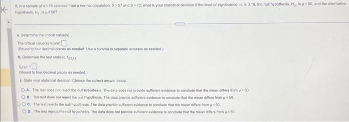 Solved typoteds, H1,isμ∈SO ? a. Deremine the crocal | Chegg.com