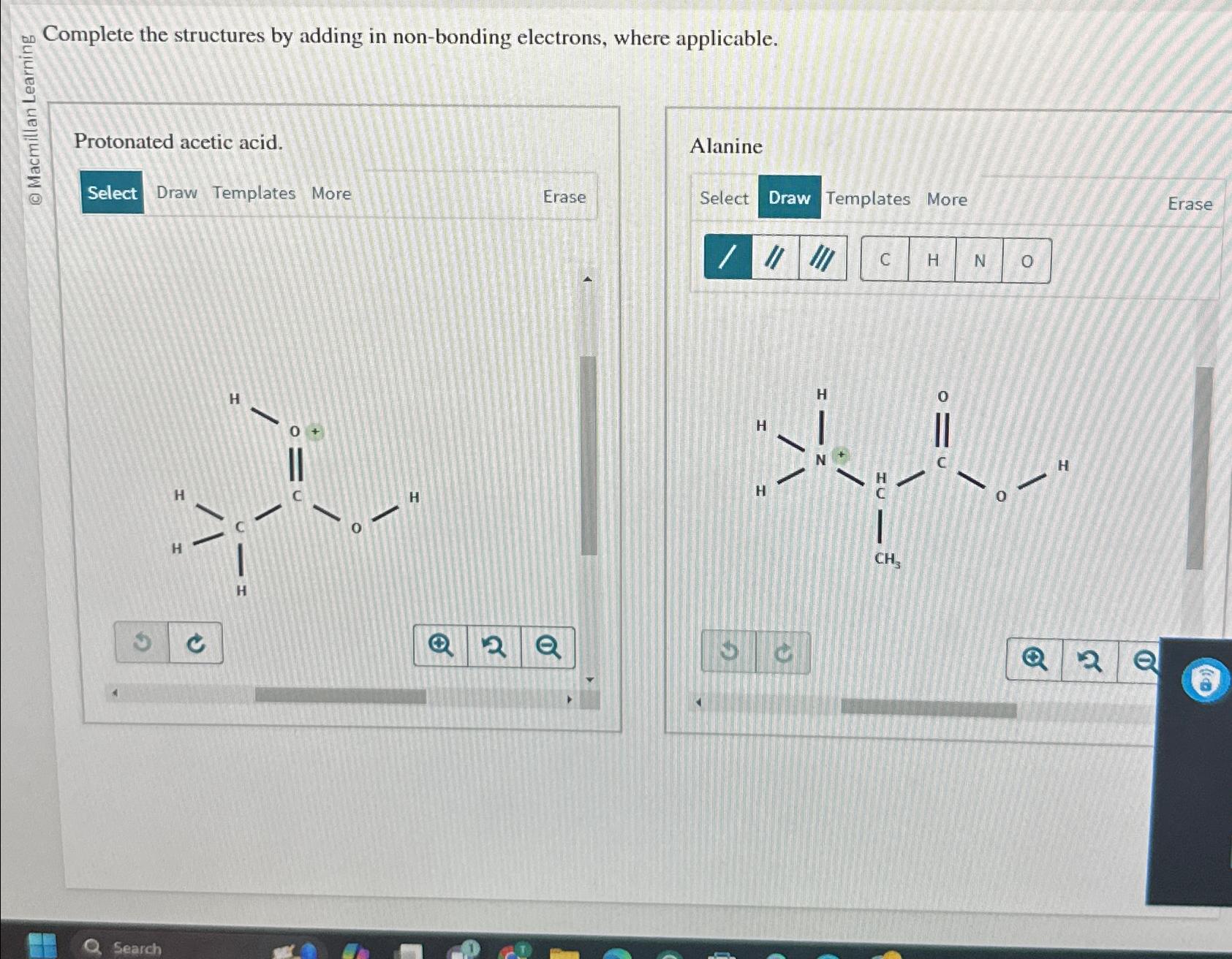 Solved of Complete the structures by adding in non-bonding | Chegg.com