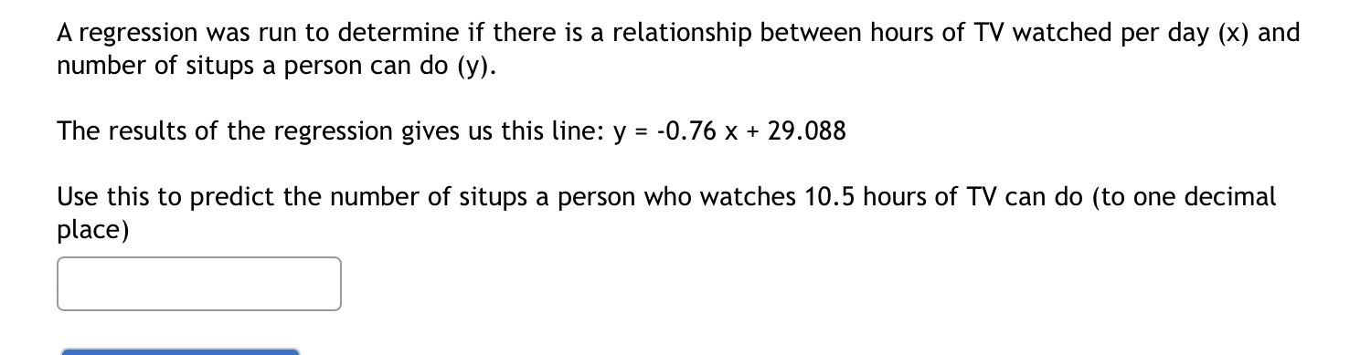 Solved A regression was run to determine if there is a | Chegg.com