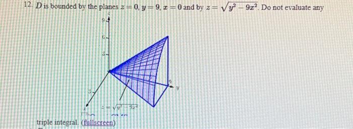 Solved In Exercises 9-16, a domain D is described by its | Chegg.com