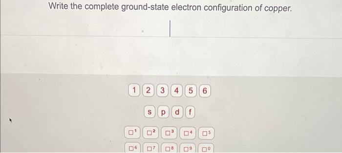 Solved Write the complete ground-state electron | Chegg.com