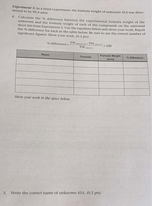 Solved PART 2. IDENTIFYING AN UNKNOWN ACIDIC, BASIC, OR | Chegg.com