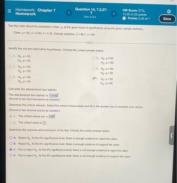 Solved E Homework Chapter 7 Homework Question 14 7 2 27 T