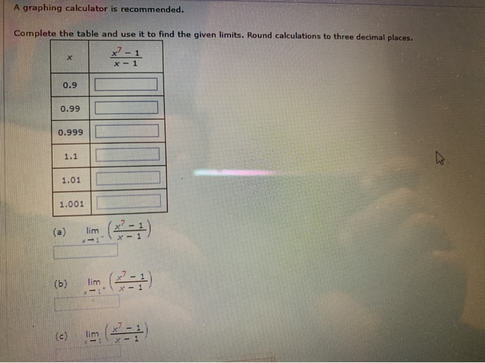 Solved Complete the table and use it to find the given | Chegg.com