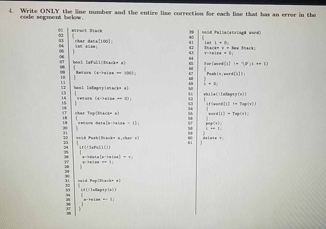 Solved Tracing 3. Generate the trace table list for the | Chegg.com