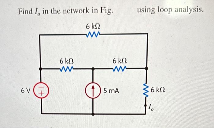 Solved Find Io in the network in Fig. | Chegg.com