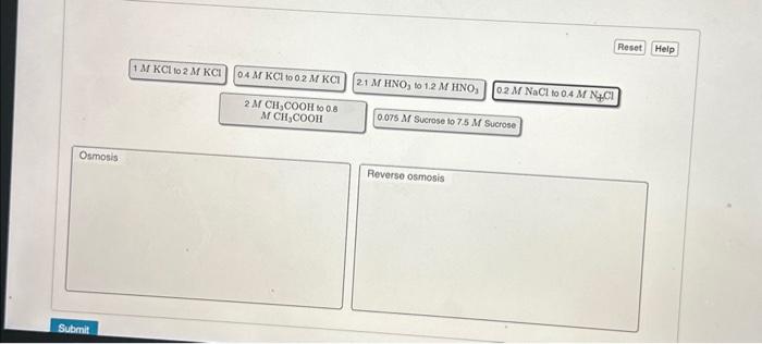 Solved Reset Help 1MKCl to 2MKCl 0.4MKCl to 0.2MKCl 21MHNO3 | Chegg.com