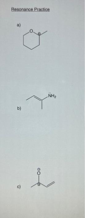 Solved Resonance Practice a) b) | Chegg.com