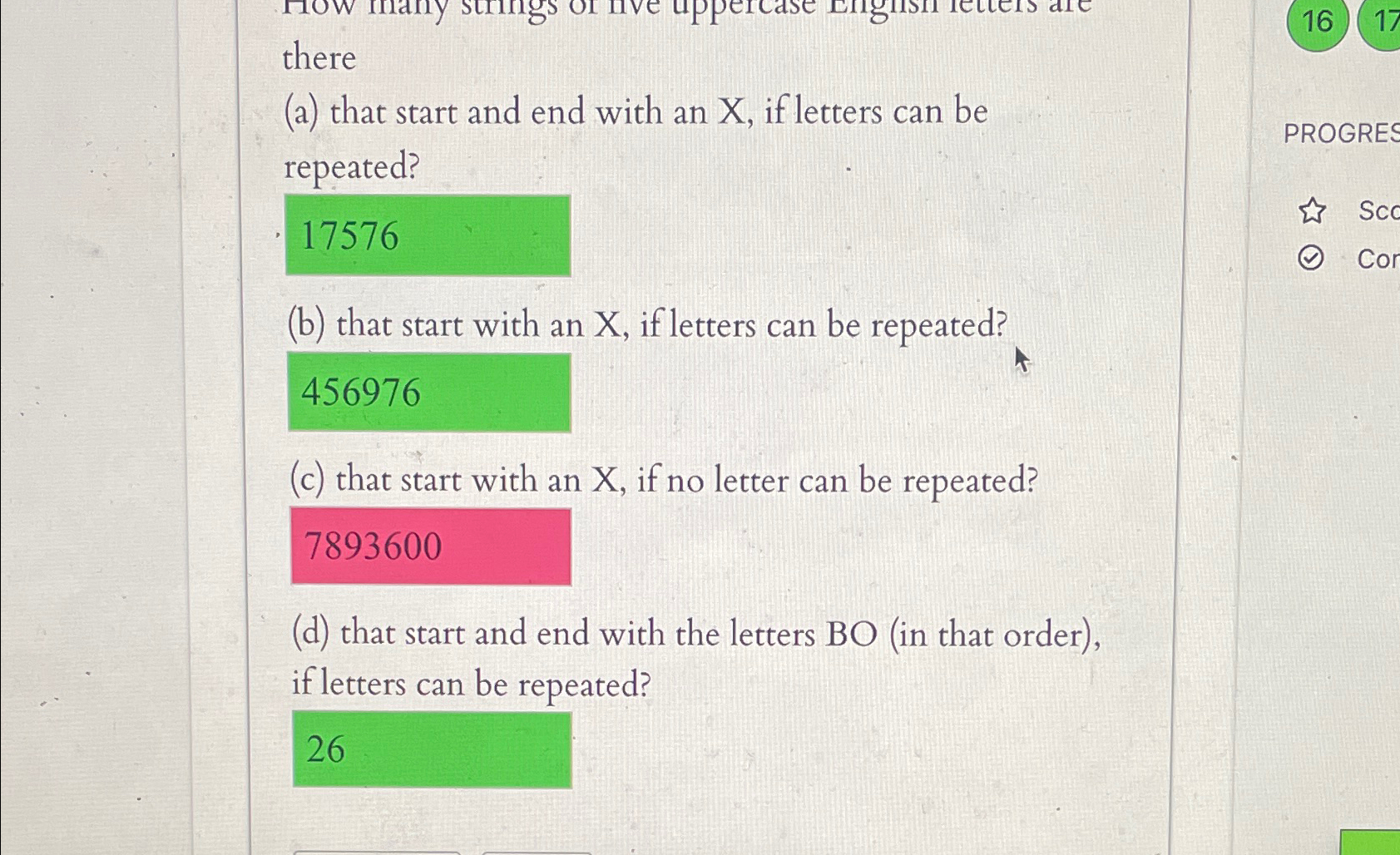 Solved there(a) ﻿that start and end with an X, ﻿if letters | Chegg.com