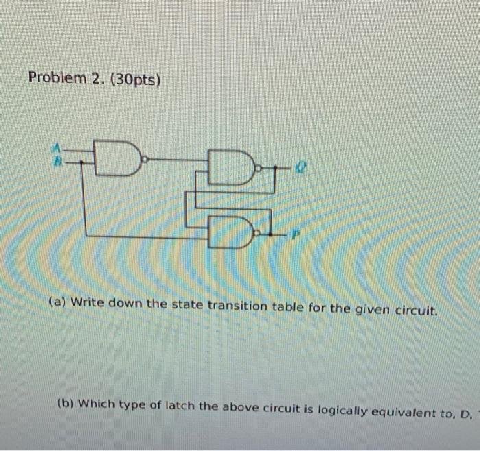 Solved Problem 2. (30pts) (a) Write down the state | Chegg.com Solved Problem 2. (30pts) (a) Write down the state | Chegg.com