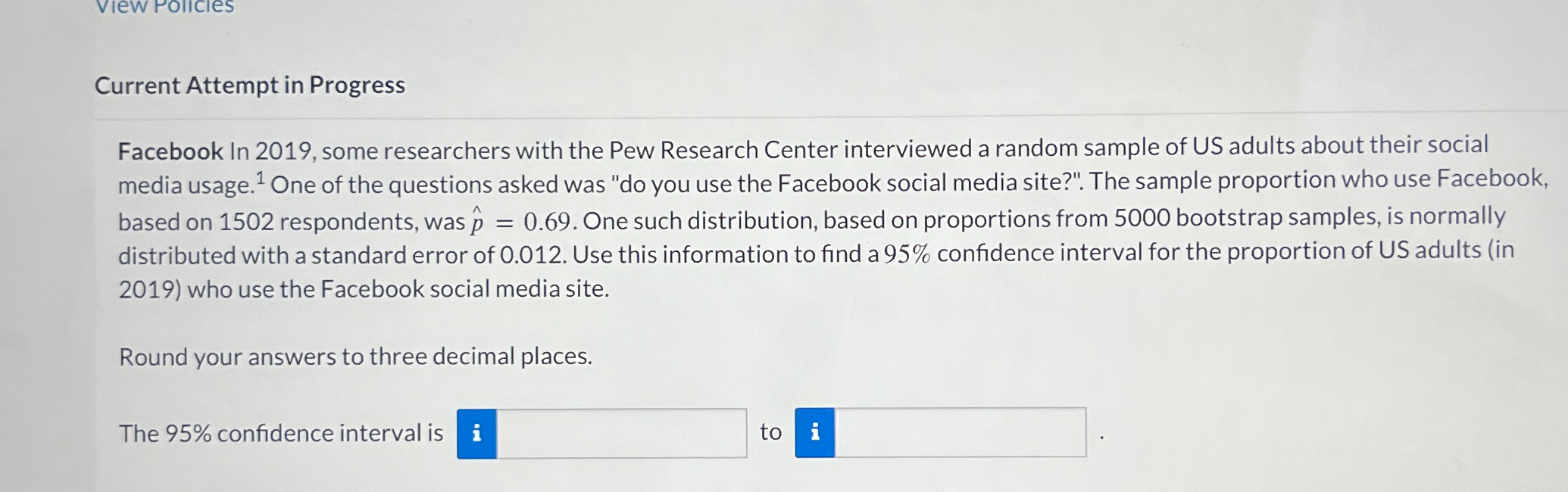 Solved Q-10Current Attempt in ProgressFacebook In 2019, | Chegg.com