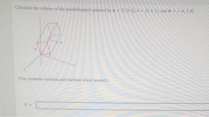 Solved Use the cross product to find the area of the | Chegg.com