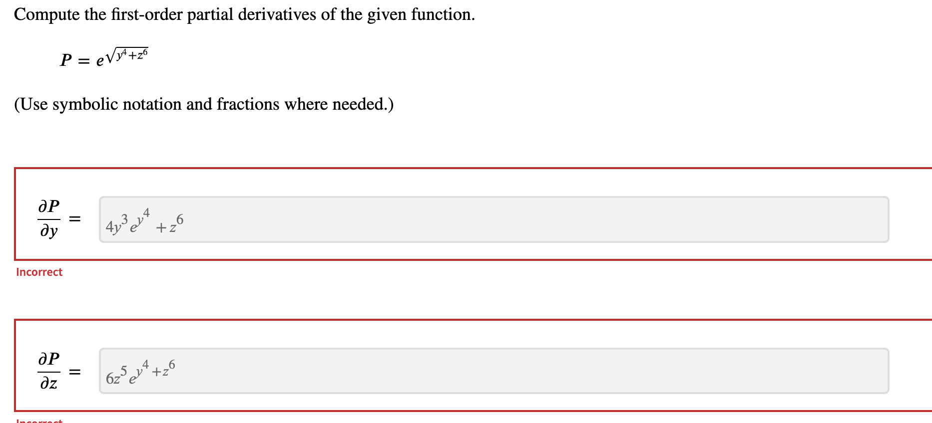 Solved Compute the first-order partial derivatives of the | Chegg.com