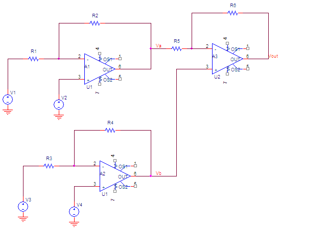 Solved a) Derive an expression for the Vout in terms of | Chegg.com