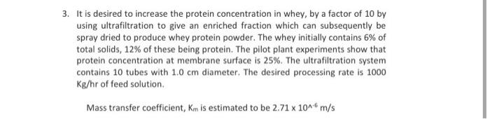 Solved b) Using concentration polarization equation, | Chegg.com