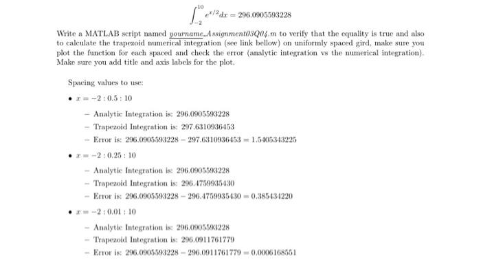 L"de = 206.0005593228 Write a MATLAB script named | Chegg.com