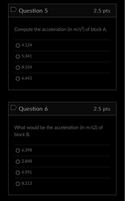 Solved Use the following problem to answer questions 5-8: | Chegg.com