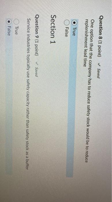 Solved Question 8 (1 point) Saved One option that the | Chegg.com