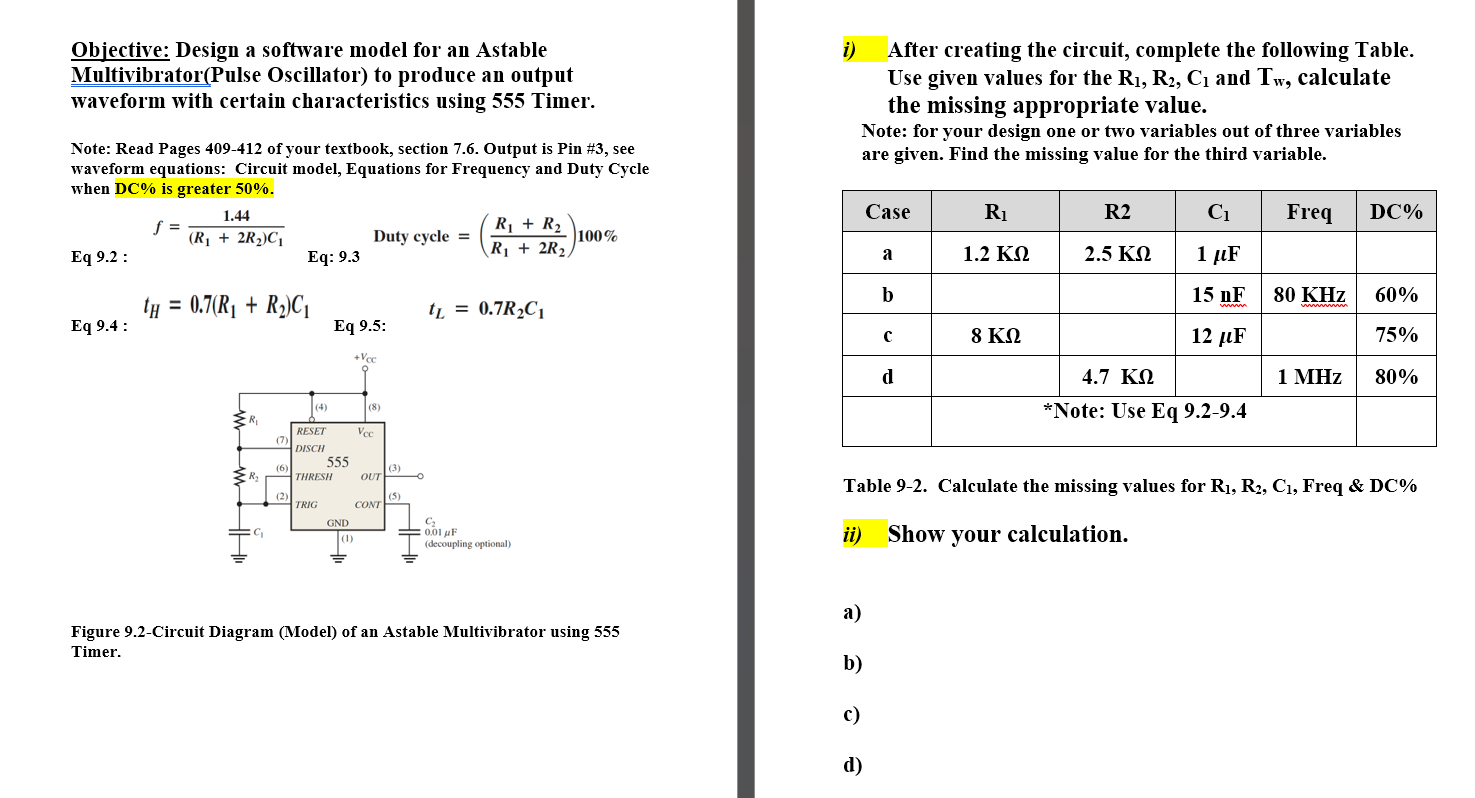 Solved Objective: Design a software model for an | Chegg.com