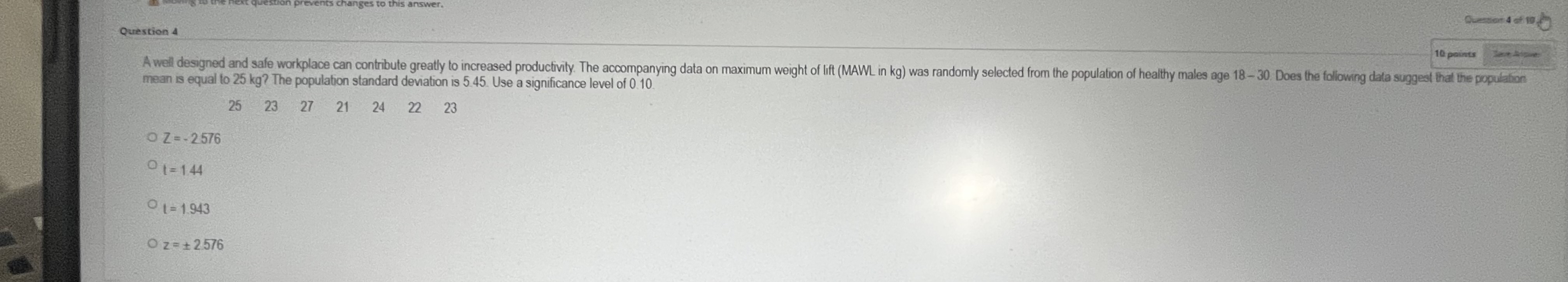 Solved Question Amean is equal to 25kg ? ﻿The population | Chegg.com
