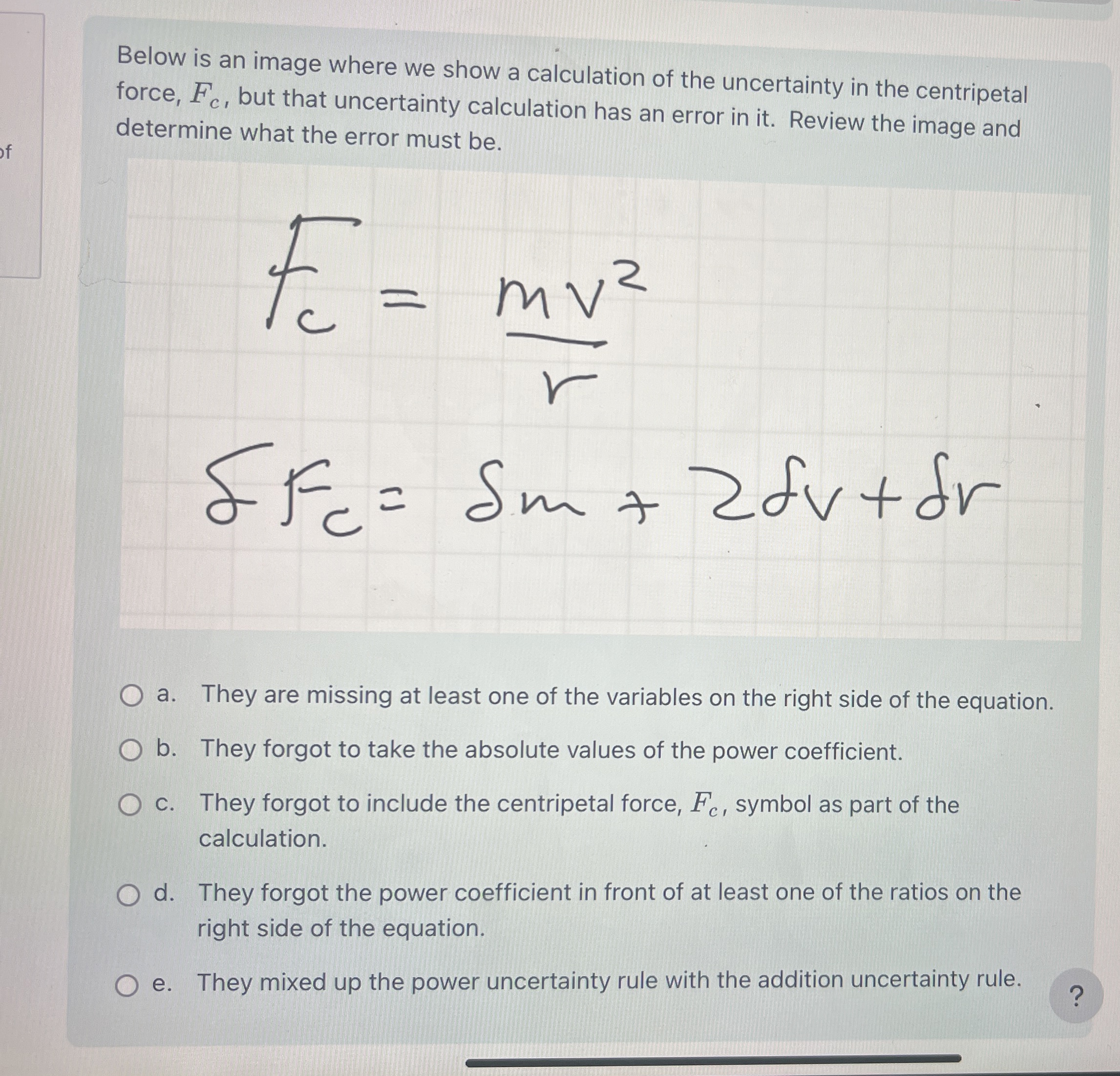 Solved Below is an image where we show a calculation of the | Chegg.com