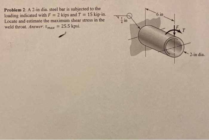 Solved Use these steps1. Primary Shear stress2. Secondary | Chegg.com