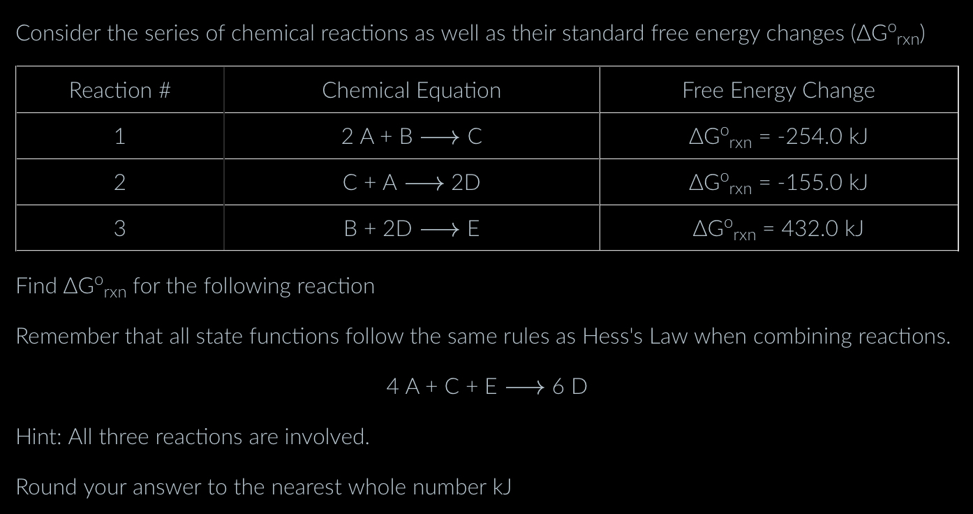 Solved Consider the series of chemical reactions as well as | Chegg.com