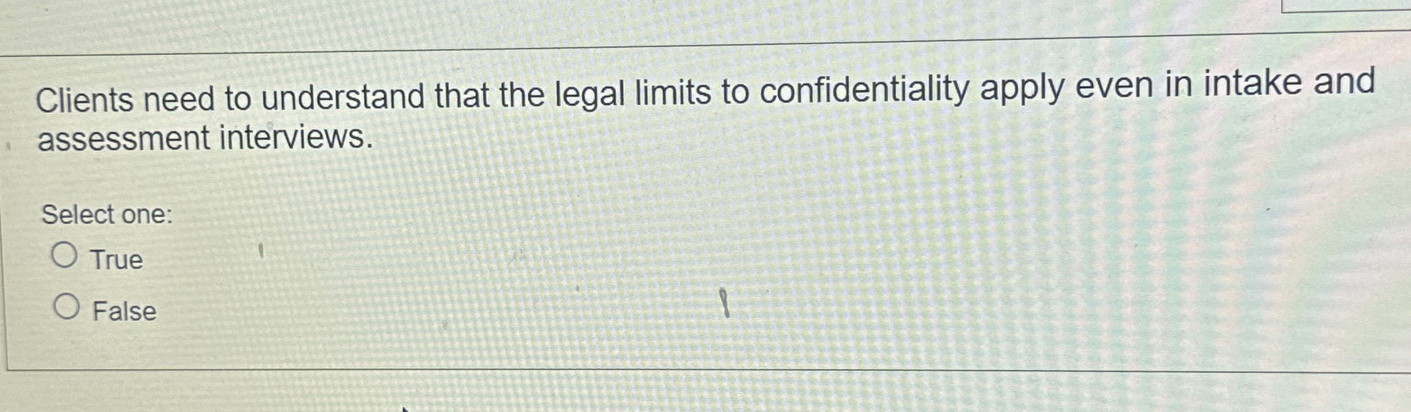 Solved Clients need to understand that the legal limits to | Chegg.com