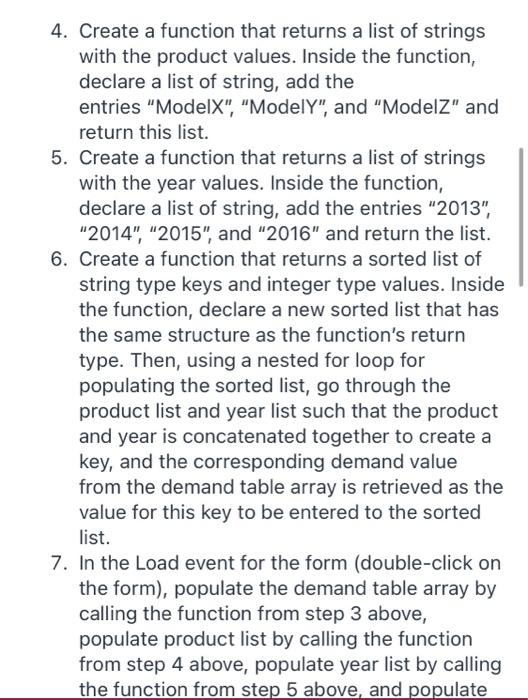 Solved Form1 Vb Form 1 Ni Design] Demand X Product Year