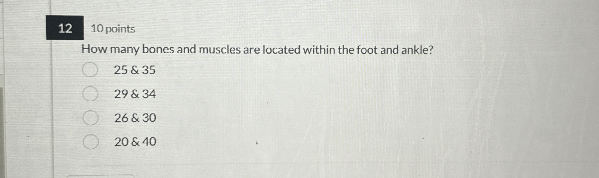 Solved 1210 ﻿pointsHow many bones and muscles are located | Chegg.com