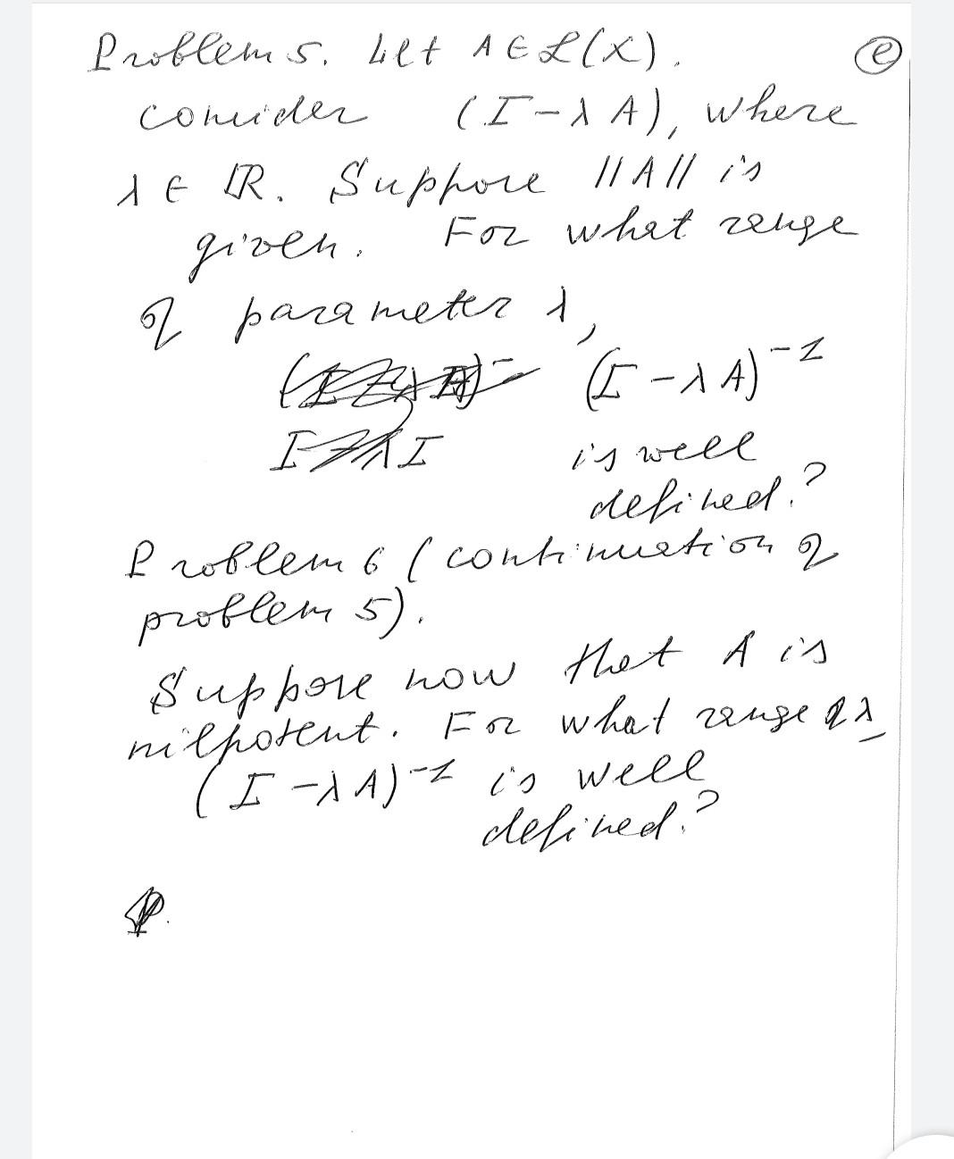 Solved its functional analysis problems its advanced | Chegg.com
