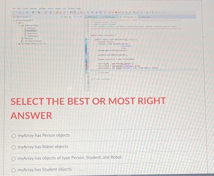 Solved Selectthe Best Or Most Right Answner Myarray Has 0900