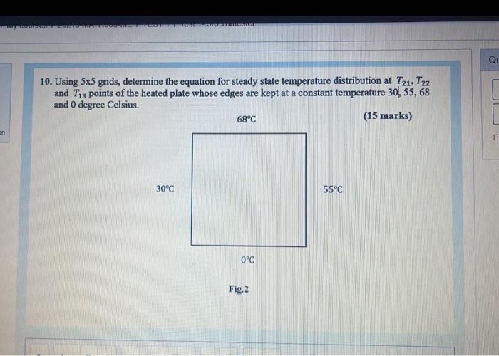 Solved on Did Trimester my course 10. Using 5x5 grids, | Chegg.com