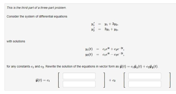 Solved This is the third part of a three-part problem. | Chegg.com