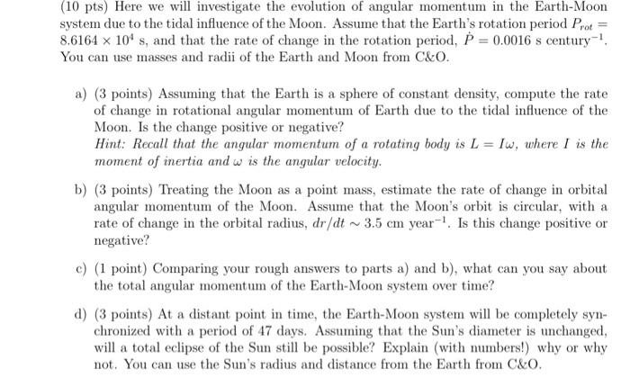 Solved PLEASE ANSWER PART D!!!Please use the fact that | Chegg.com