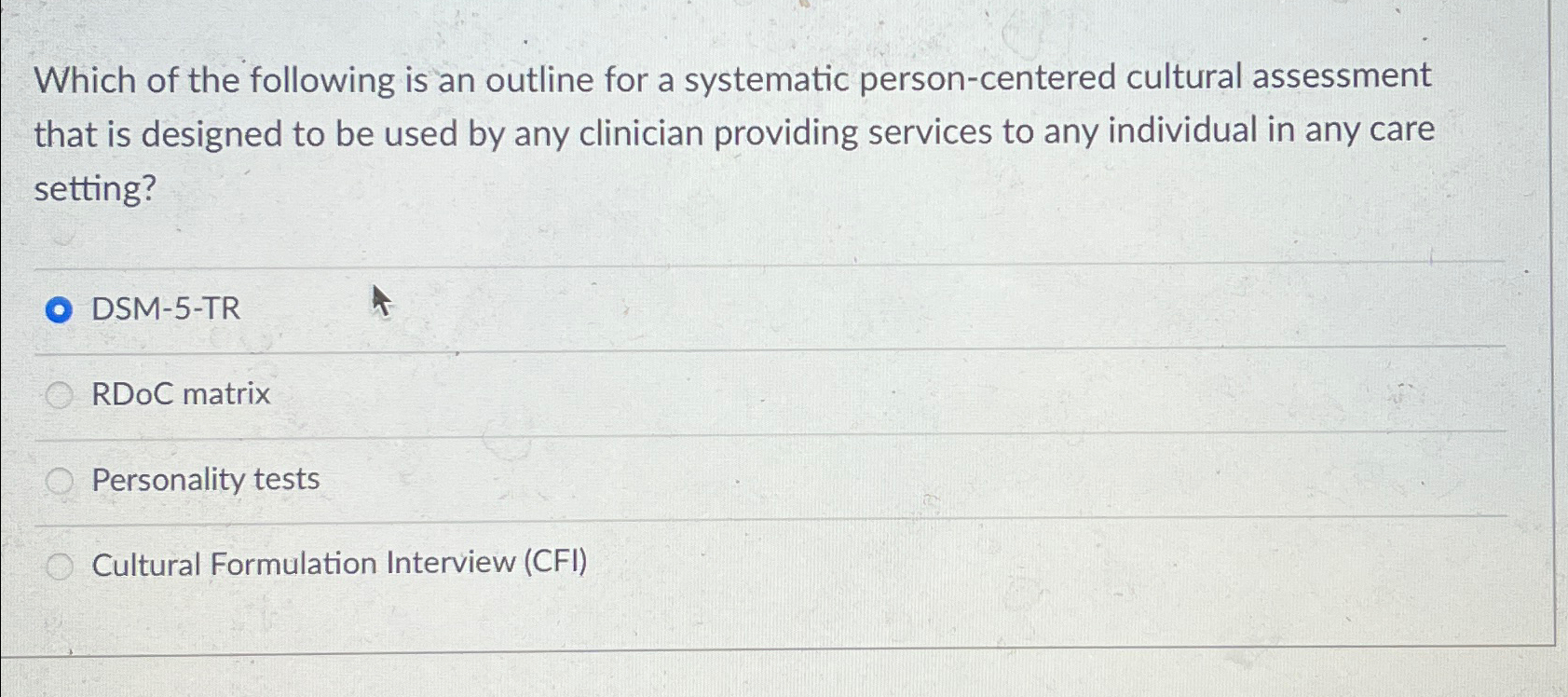 Solved Which of the following is an outline for a systematic | Chegg.com