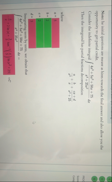 Solved Note: he initial questions are meant as hints towards | Chegg.com