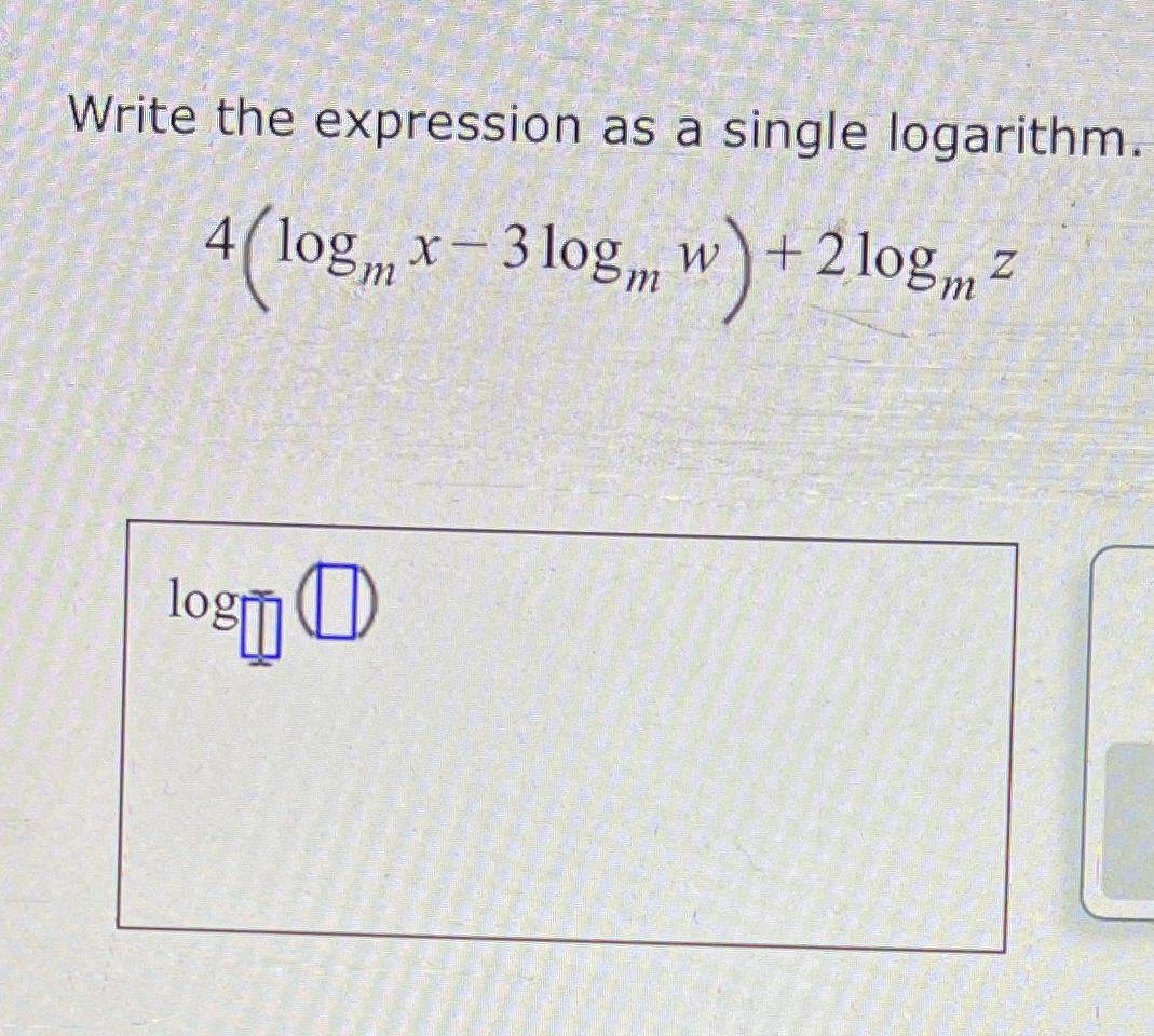 Solved Write the expression as a single | Chegg.com