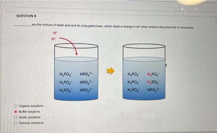 In generab, maximum buffering capacity occurs around | Chegg.com