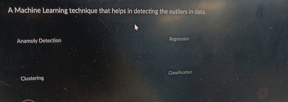 Solved A Machine Learning Technique That Helps In Detecting 9164