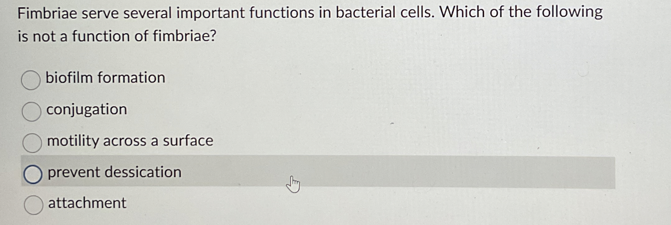 Solved Fimbriae serve several important functions in | Chegg.com