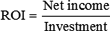 Definition of Return On Investment (roi) | Chegg.com