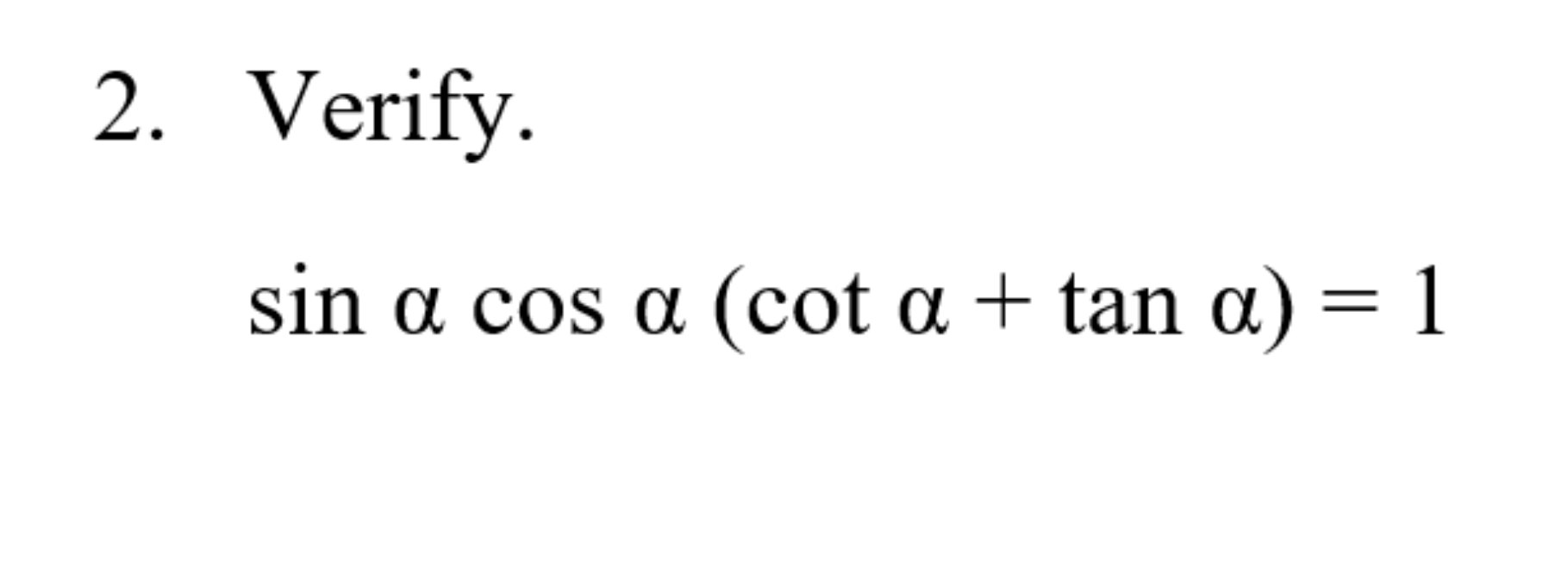 Solved Can u help me verify the identity | Chegg.com