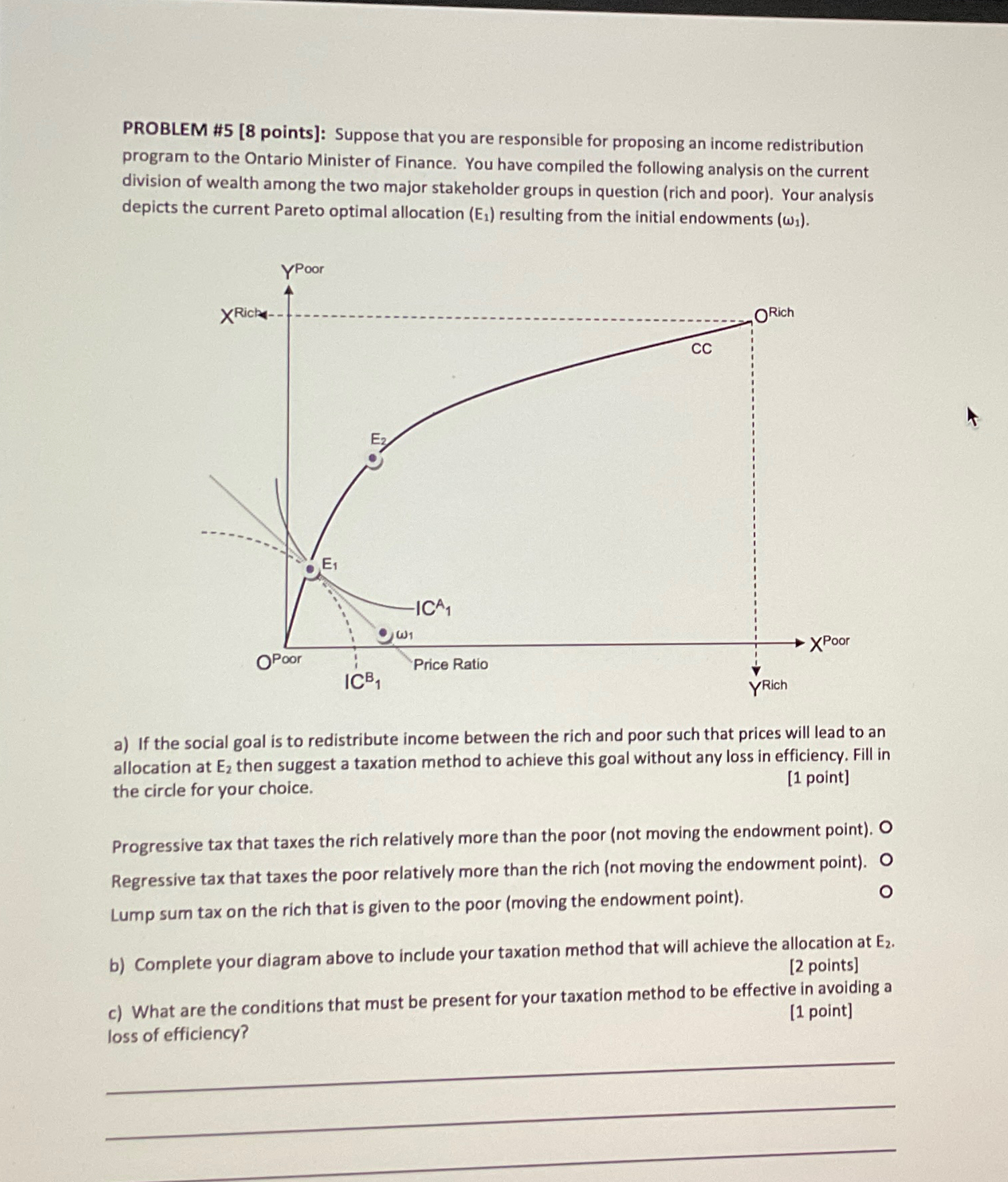 Solved PROBLEM #5 [8 ﻿points]: Suppose that you are | Chegg.com