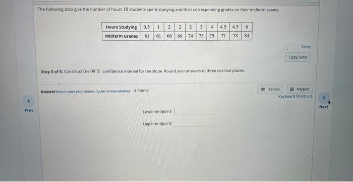 Solved The following data give the number of hours 10 | Chegg.com
