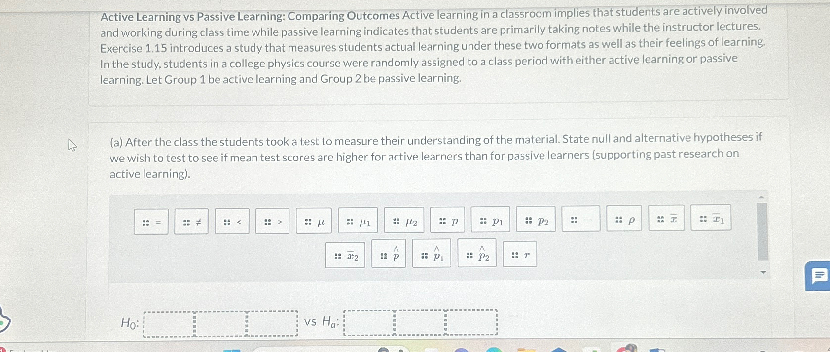 Solved Active Learning vs Passive Learning: Comparing | Chegg.com