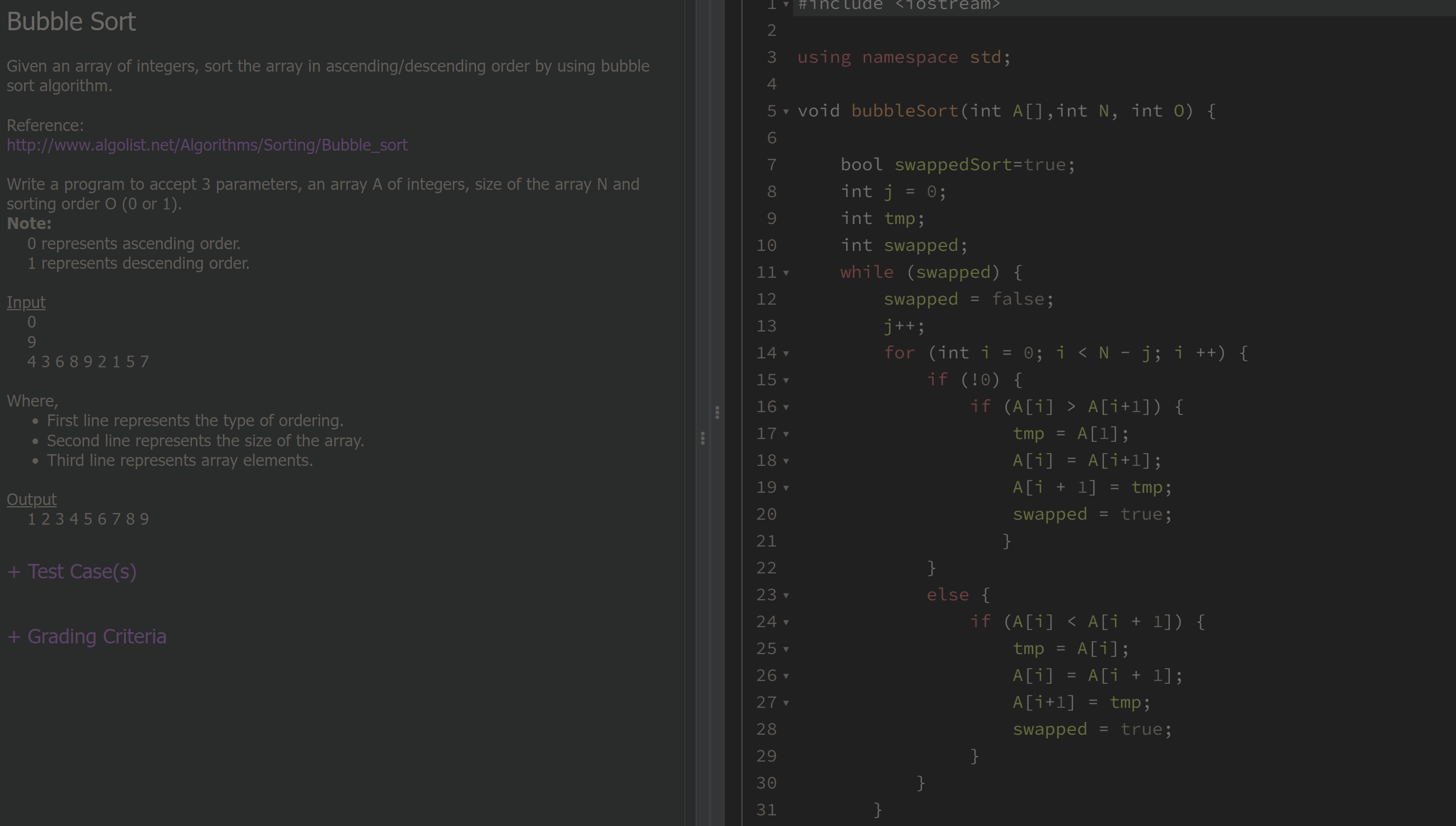 Solved I can't figure this out on CodeZinger C++? | Chegg.com
