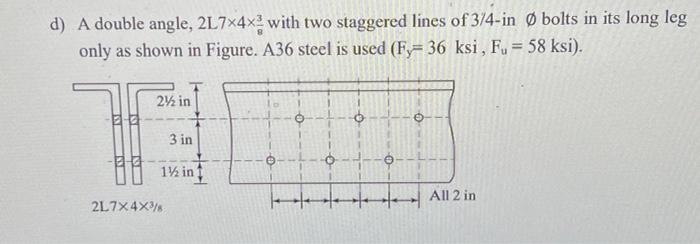 Solved Problem 2: Determine the LRFD design strength of | Chegg.com