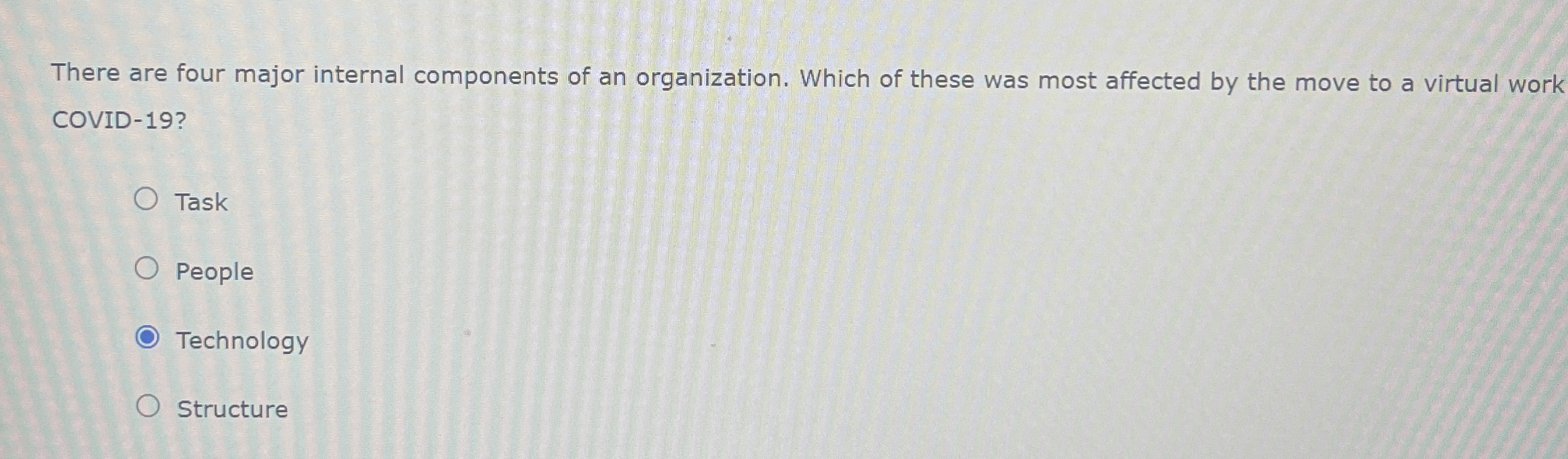 Solved There are four major internal components of an | Chegg.com